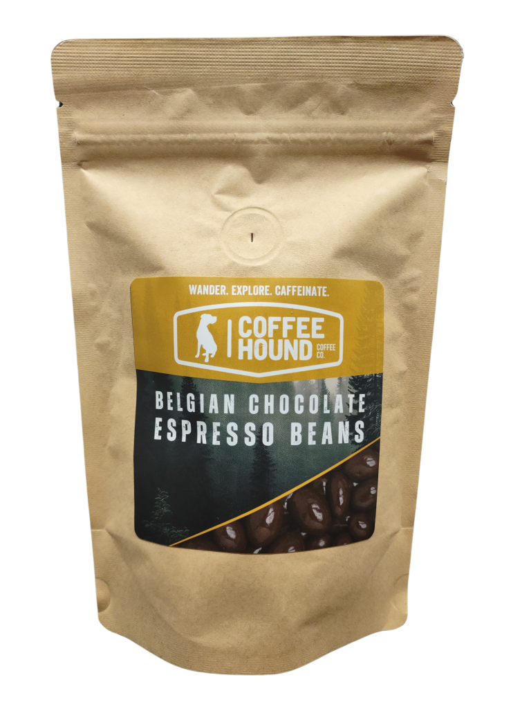 Belgian Chocolate Covered Espresso Beans - Coffee Hound Coffee Company