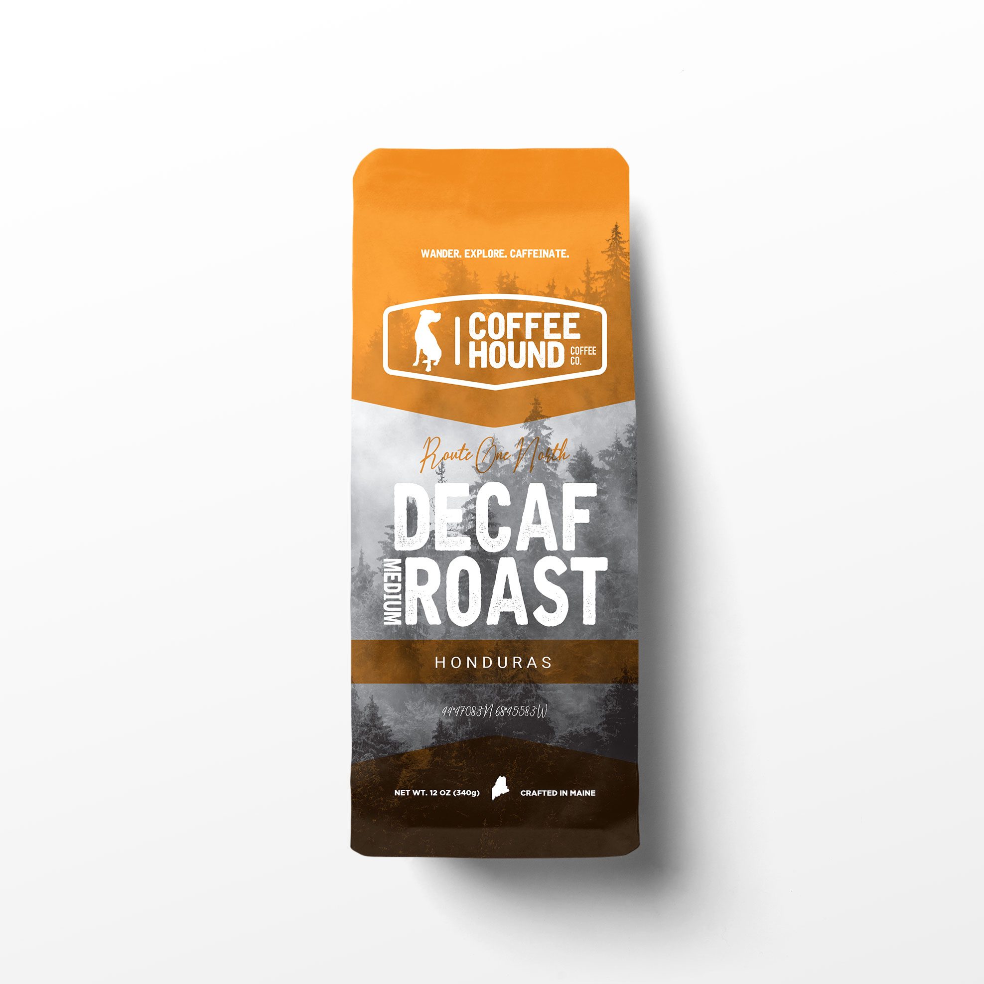 Route 1: DECAF Medium Roast Coffee - Coffee Hound Coffee Company